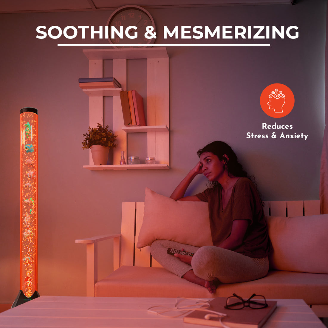 4 ft Bubble Lamp | Brewish Sensory Lamps | LED Water Bubble Fish Tube ...