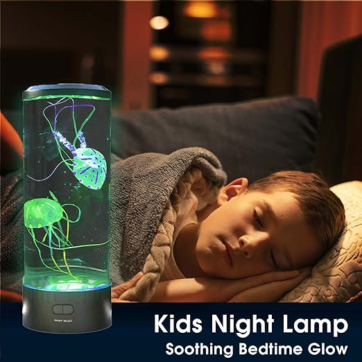 Jellyfish lamp | Desk Mood Jellyfish Aquarium | 18 Color | Home Decor ...