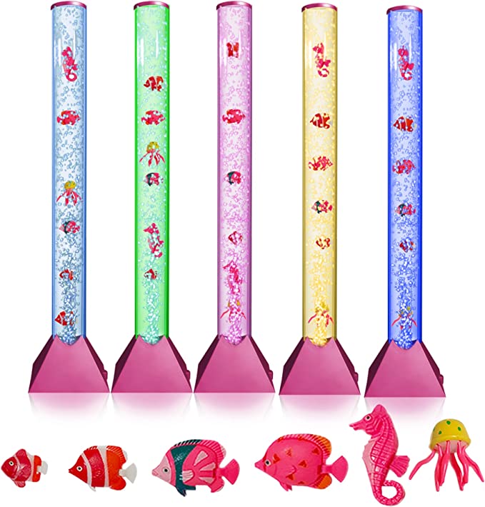 Bubble Lamp 3 ft | Brewish Sensory Lamps for Kids | Mesmerizing LED ...